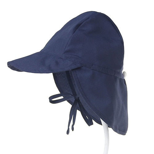 Baby Toddler UV Protection Sun Hat with Adjustable Chin Strap and Neck Flap